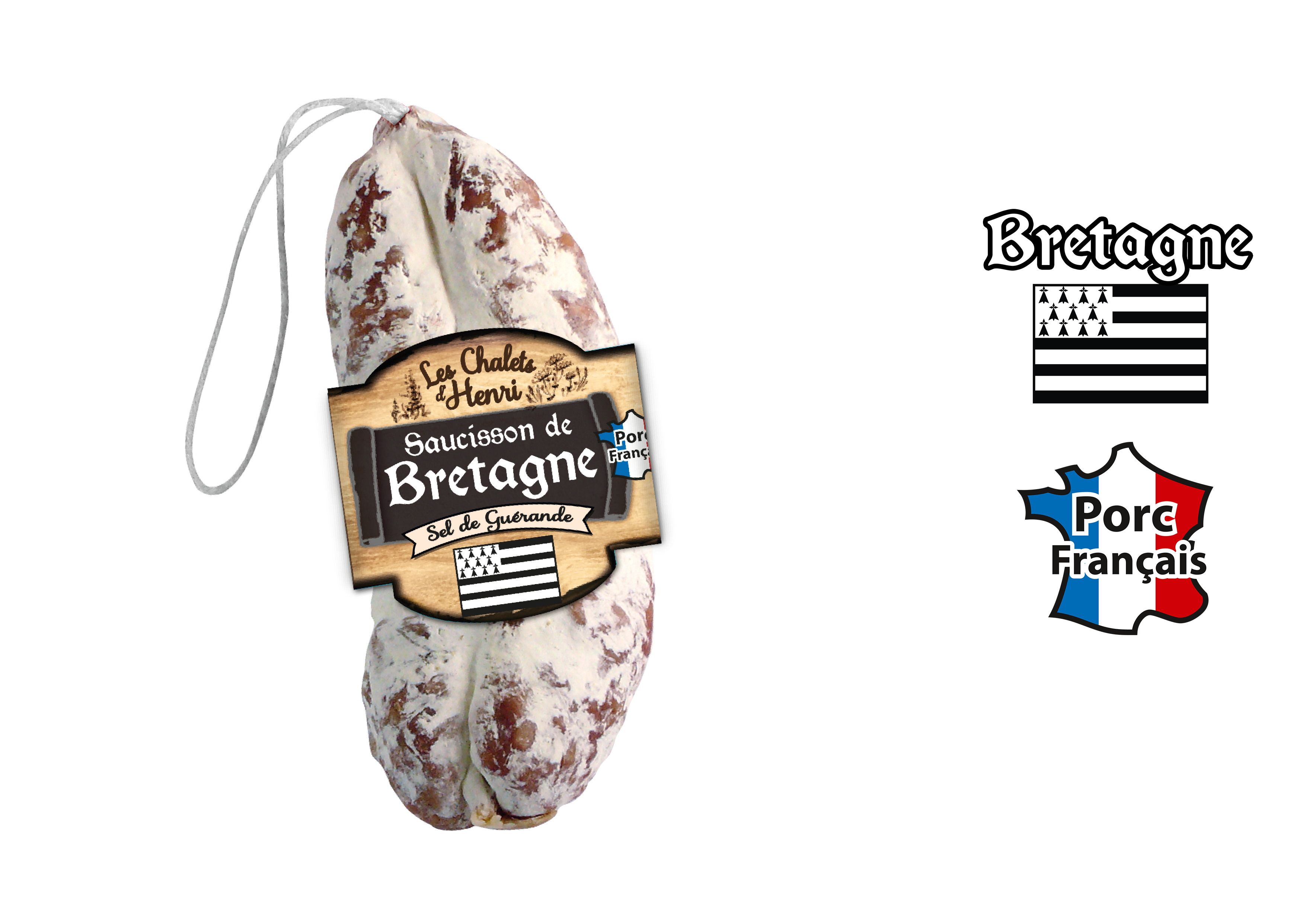 Saucisson de Bretagne - Les fermes d'Henri